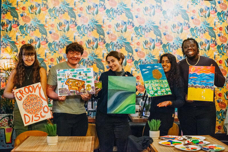 Cocktails and Canvas: Paint & Sip at Ju Ju's Café - Yuup