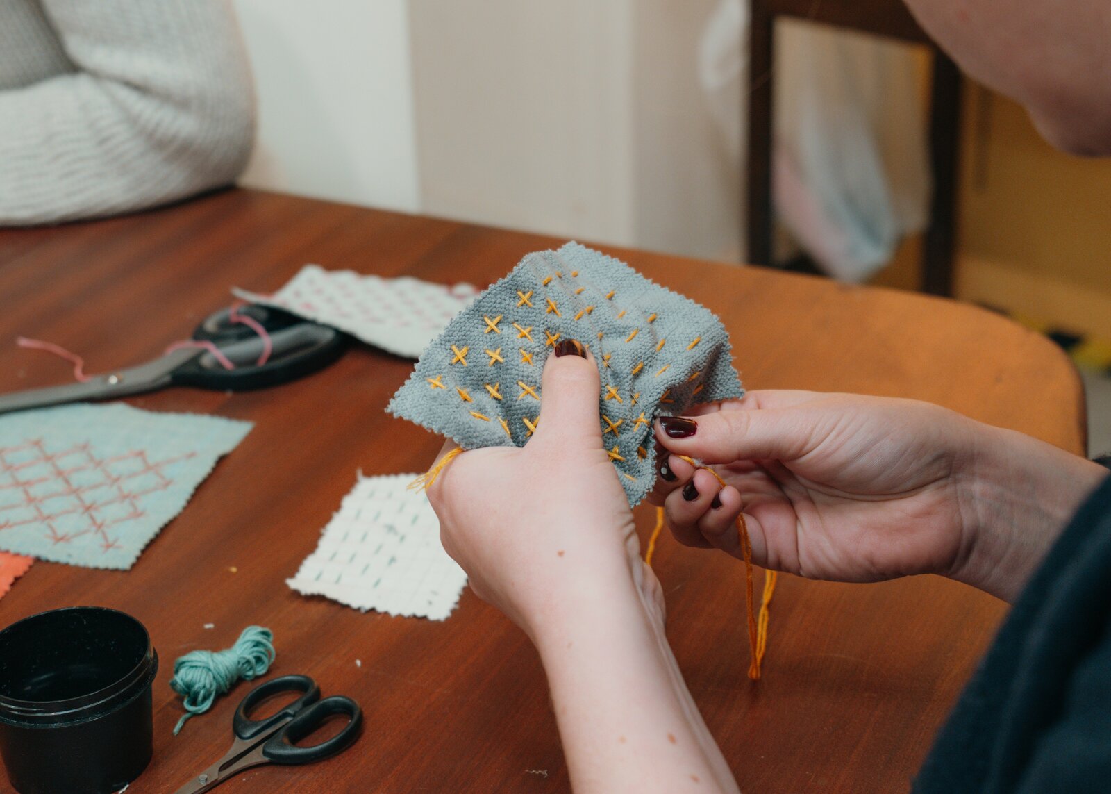 Yuup | Visible Mending: Colourful Sashiko at SPARKS - - Yuup