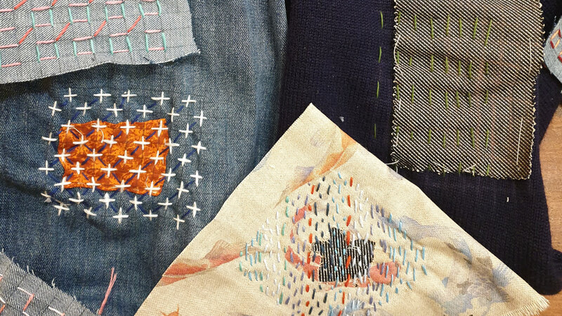 Yuup | Visible Mending: Colourful Sashiko at SPARKS - - Yuup